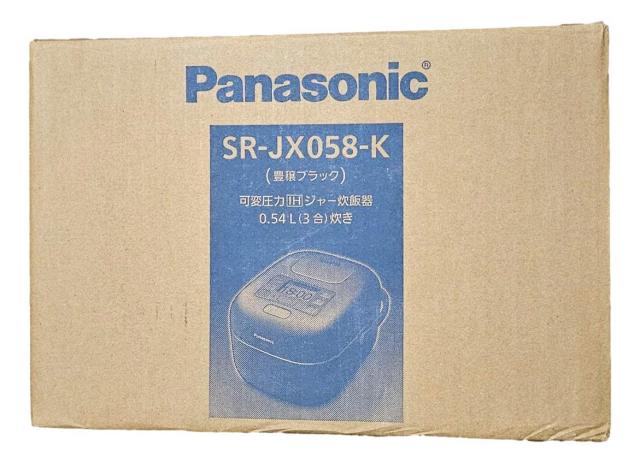 パナソニック 炊飯器 3合 可変圧力IH 可変圧力おどり炊き 豊穣ブラック SR-JX058-K