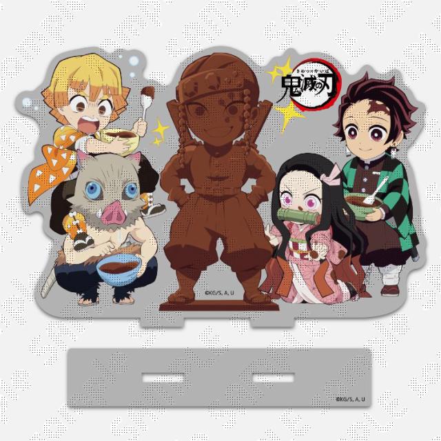 【新品】ufotable cafe 鬼滅の刃 コラボレーションカフェ バレンタイン2022 アクリルスタンド 宇髄天元 嘴平伊之助 竈門炭治郎 ...