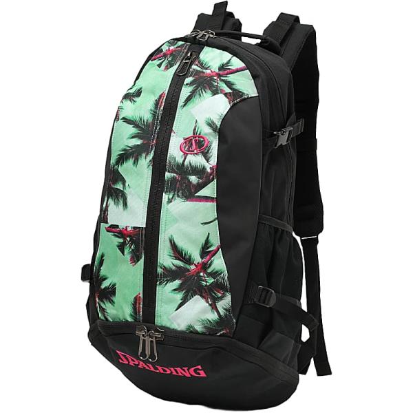ケイジャー パームツリー 常夏柄 バスケットボール バッグ 40-007PA バスケ リュック バックパック 32L スポルディング 25SS 正規品