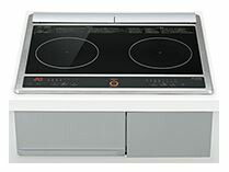 ●三菱 IHクッキングヒーター【CS-G217DR】ビルトイン型 2口IH(グリルなし) G217Dシリーズ 60cmトップ〔IH〕