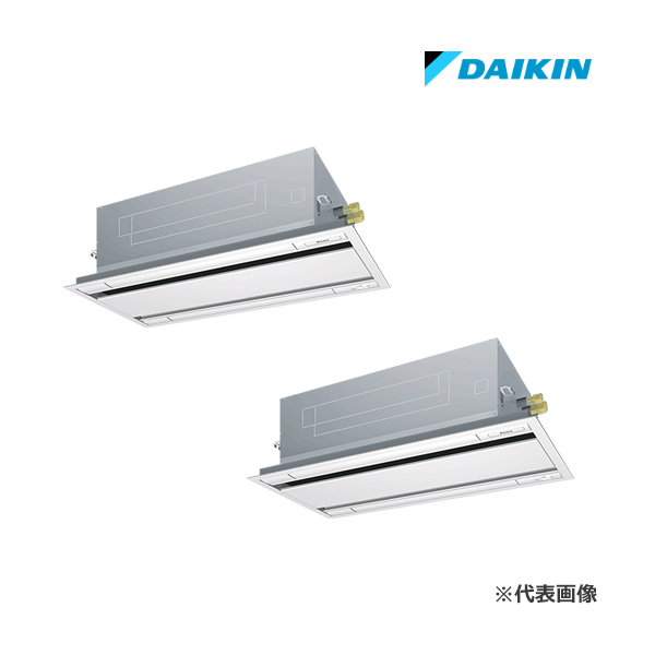 ●ダイキン 業務用エアコン【SSRG160CD】[分岐管セット]フレッシュホワイト 天井埋込カセット形 ツイン同時マルチ 6馬力 ワイヤード 三相200V FIVE STAR ZEAS