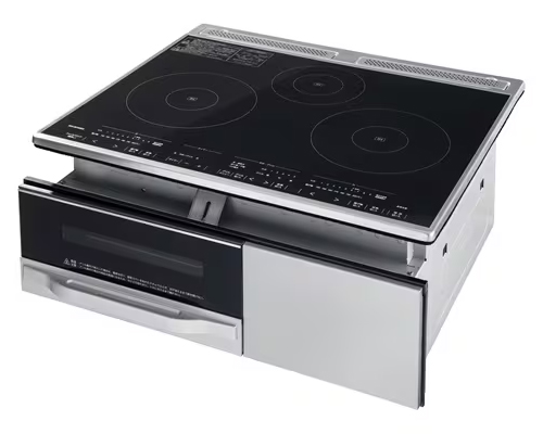 「本体と同時購入必須商品」●イースタン工業 加熱機器【IHC-B3201-B】IHヒータータイプ 3口IHヒーター (200V) 受注生産〔FI〕