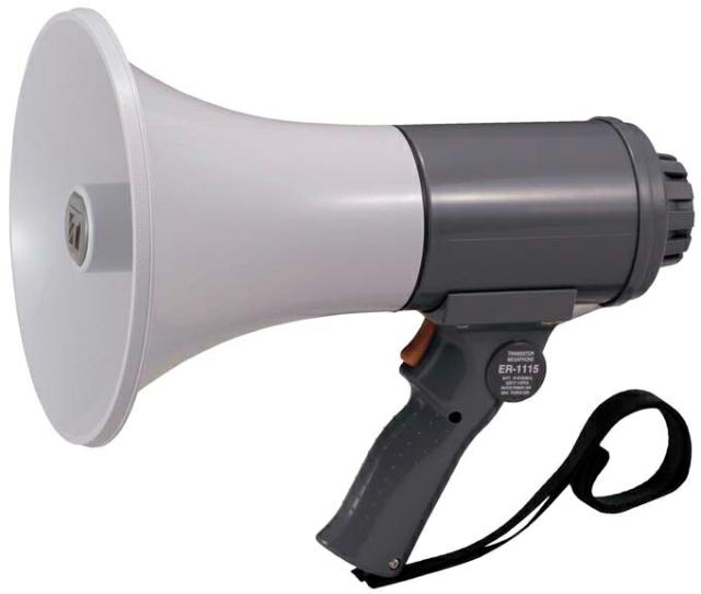 ●Яティーオーエー/TOA 音響機器【ER-1115】防滴メガホン 15W