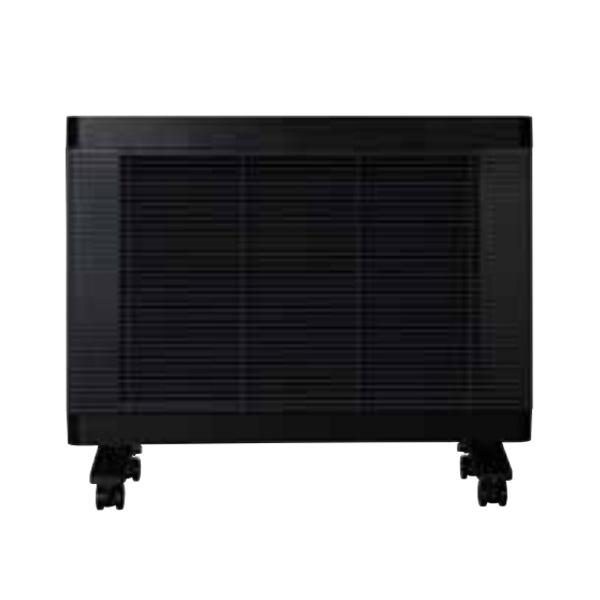 ●インターセントラル 【MHS-700(K)】遠赤外線ヒーター マイヒートセラフィ ボディー:ブラック ガード:グレー 700W 単相100V 50/60Hz〔EA〕