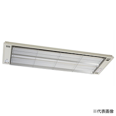 ●インターセントラル 【ESW-1502M】輻射式遠赤外線ヒーター サンヒート ESWシリーズ 天井埋込タイプ プール・浴室用 ステンレス製 防湿 単相200V 1.5kW〔GI〕