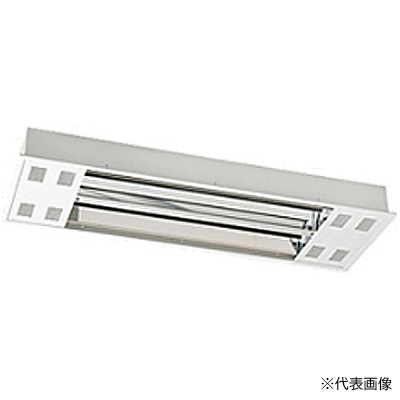 ●インターセントラル 【SR302-MS】輻射式遠赤外線パワフルヒーター サンレイ 天吊タイプ 屋外・半屋外・屋内 スチール製 メタルシーズタイプ 単相200V 3.0kW〔EF〕