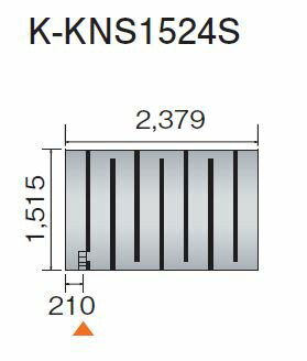 ●ダイキン 床暖房パネル(床材分離型)【K-KNS1524S】ホッとエコ フロアパネル〔EA〕