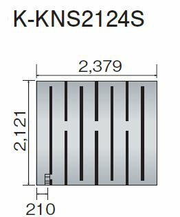 ●ダイキン 床暖房パネル(床材分離型)【K-KNS2124S】ホッとエコ フロアパネル〔EA〕