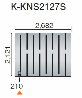 ●ダイキン 床暖房パネル(床材分離型)【K-KNS2127S】ホッとエコ フロアパネル〔EA〕