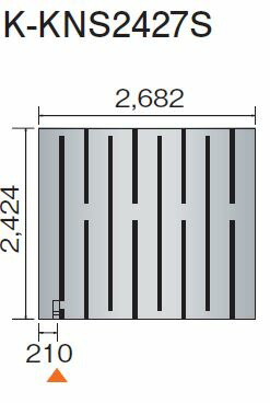 ●ダイキン 床暖房パネル(床材分離型)【K-KNS2427S】ホッとエコ フロアパネル〔EA〕