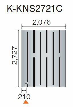 ●ダイキン 床暖房パネル(床材分離型)【K-KNS2721C】ホッとエコ フロアパネル〔EA〕