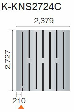 ●ダイキン 床暖房パネル(床材分離型)【K-KNS2724C】ホッとエコ フロアパネル〔EA〕