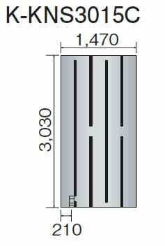 ●ダイキン 床暖房パネル(床材分離型)【K-KNS3015C】ホッとエコ フロアパネル〔EA〕
