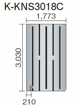 ●ダイキン 床暖房パネル(床材分離型)【K-KNS3018C】ホッとエコ フロアパネル〔EA〕