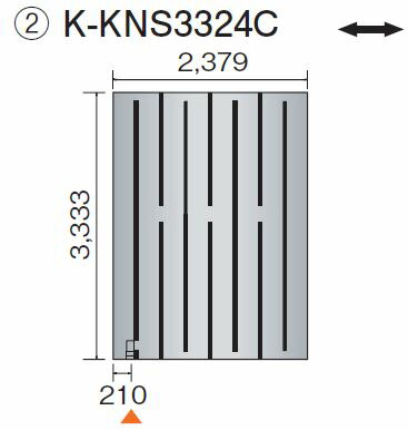 ●ダイキン 床暖房パネル(床材分離型)【K-KNS3324C】ホッとエコ フロアパネル〔EA〕