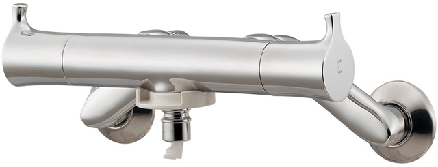 カクダイ【127-112K】洗濯機用混合栓(ストッパーつき)〔GB〕