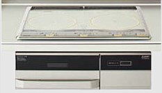 ●クリナップ【ZEDRZ6B17VSS】IHクッキングヒーター 2口IHヒーター らく楽IH ラクエラシリーズ 間口60cm 単相200V 受注約2週〔FA〕