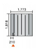 ●ダイキン 床暖房パネル(床材分離型)【K-KNS1818S】ホッとエコ フロアパネル〔EA〕