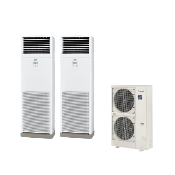 ●βパナソニック 業務用エアコン【PA-P224B7HDNB】[分岐管セット] 床置形(スリム形) 同時ツイン 標準 三相200V P224形 8.0馬力相当