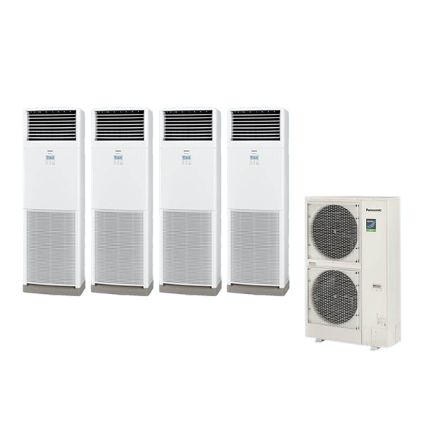 ●βパナソニック 業務用エアコン【PA-P224B7HVNB】[分岐管セット] 床置形(スリム形) 同時ダブルツイン 標準 三相200V P224形 8.0馬力相当