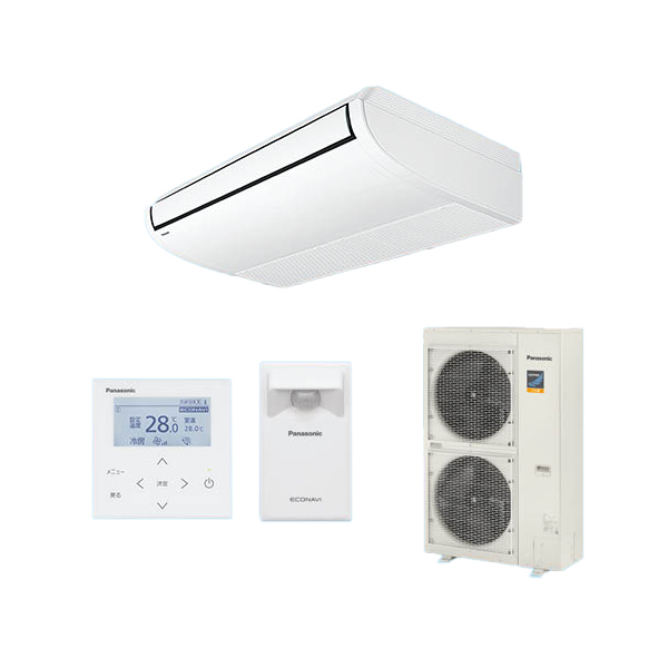 ●βパナソニック 業務用エアコン【PA-P80T7KB】天井吊形 フル暖 XEPHY 冷暖房 寒冷地向け シングル エコナビ 三相200V P80形 3.0馬力相当