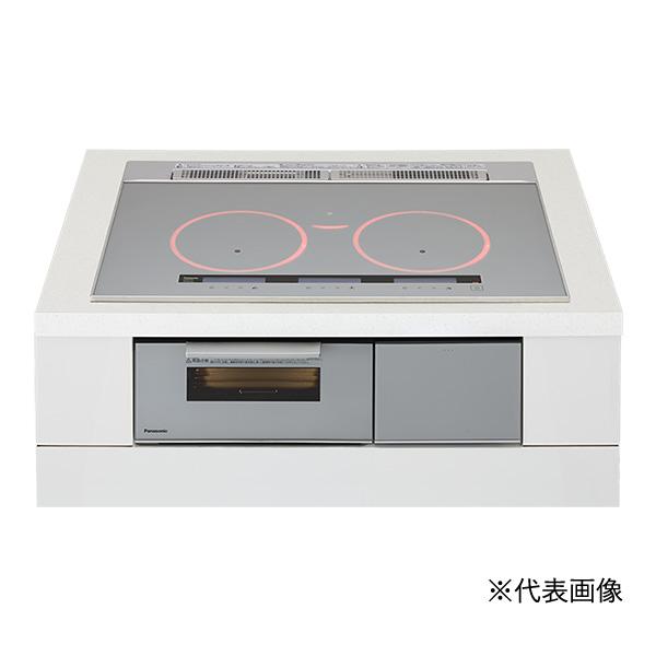 ●u.パナソニック IHクッキングヒーター【KZ-B1T7S】Bシリーズ 3口IH 幅75cmタイプ ラクッキングリル 鉄・ステンレス対応 シルバー/シルバー