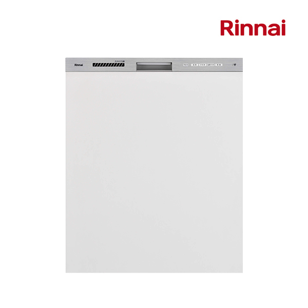 ●リンナイ 食器洗い乾燥機【RKW-D401GPMA】深型スライドオープン 幅45cm ミドルグレード ステンレス調(扉材専用)〔GB〕