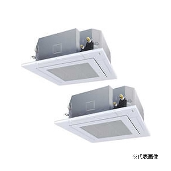 ●Я東芝(日本キヤリア) 業務用エアコン【GUSB22414MUB】天井カセット形 4方向吹出し スーパーパワーエコゴールド 同時ツイン 8馬力 ワイヤード 三相200V