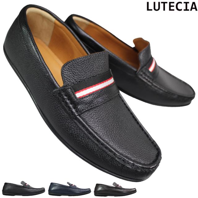 ルーテシア LUTECIA ドライビングシューズ LU8801 ブラック・ダークブラウン・ネイビー 24.5cm〜27cm メンズ ビジネスシューズ カジュアルシューズ スリッポン スリップオン 紳士靴 紐なし靴 履きやすい靴 マドラス社