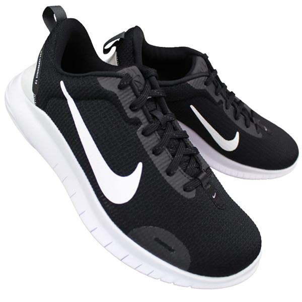ナイキ フレックスエクスペリエンス ラン 12 ワイド DV0744-004 ブラック/ホワイト 25.5cm〜28cm メンズ ランニングシューズ スニーカー 紐靴