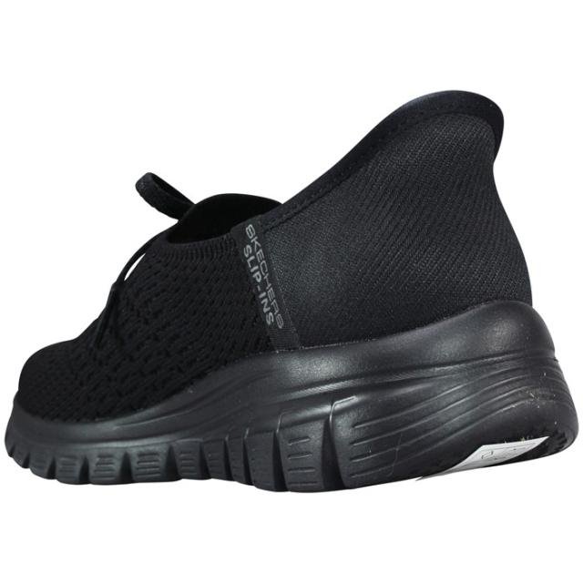 スケッチャーズ SKECHERS ハンズフリーシューズ スリップインズ グレースフル ファースト ブラッシュ 100736 ブラック・ネイビー・トープ 23cm〜24.5cm レディース スリッポン スリップイン スニーカー 靴 スケッチャーズ