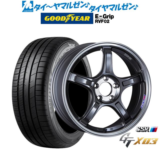 タナベ SSR GT X03 17インチ 7.0J グッドイヤー エフィシエント グリップ RVF02 225/55R17 サマータイヤ ...