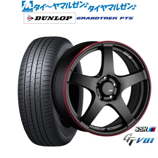 タナベ SSR GT V01 17インチ 7.0J ダンロップ GRANDTREK グラントレック PT5 215/60R17 サマータイヤ ...