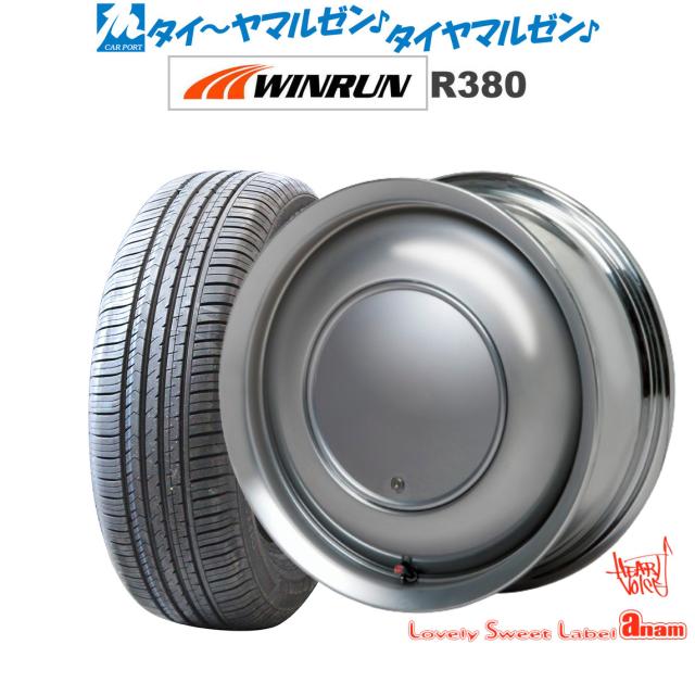 ハートボイス ラブリー スィート レーベル アナム 14インチ 5.0J WINRUN ウインラン R380 165/65R14 サマータイヤ ホイール4本セットの通販はau PAY ...