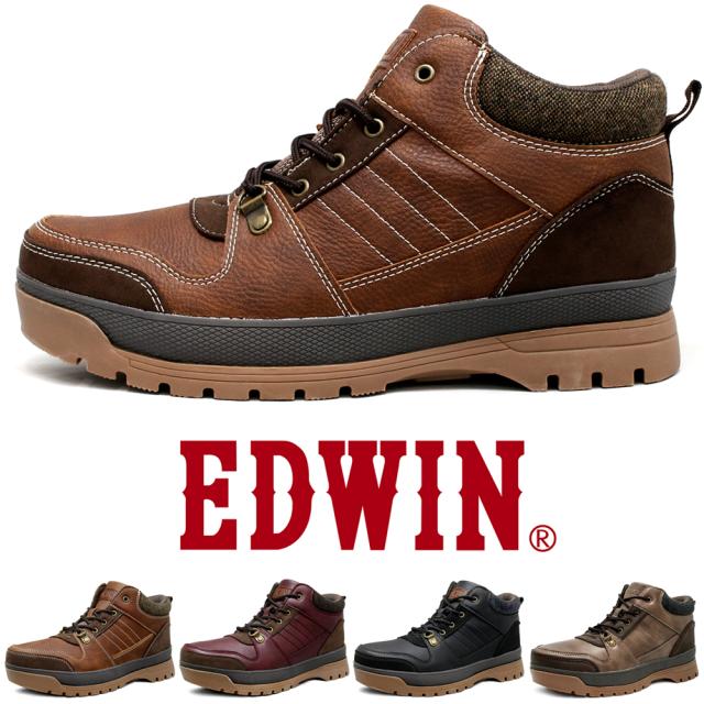 メンズ スニーカー ハイカット 防水 スニーカーブーツ 防滑底 トレッキングシューズ 3色 EDWIN エドウィン edm6560の通販はau PAY マーケット - 守足雑貨 | au ...