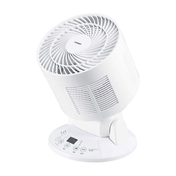 ツインバード工業 温度センサー付サーキュレーター ホワイト KJ-4998W
