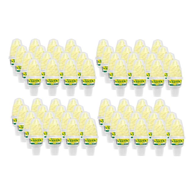 アイス レモン牛乳ソフト 16個入×4ケース 計64個 フタバ食品 CS納品 冷凍 まとめ買い 大量 ケース買い お取り寄せ グルメ スイーツ