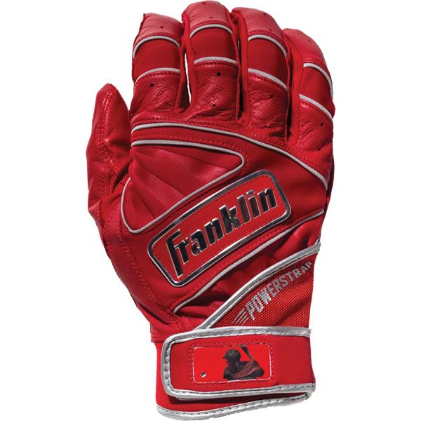 フランクリン(Franklin) バッティング手袋 両手用  パワーストラップ クロム 20493