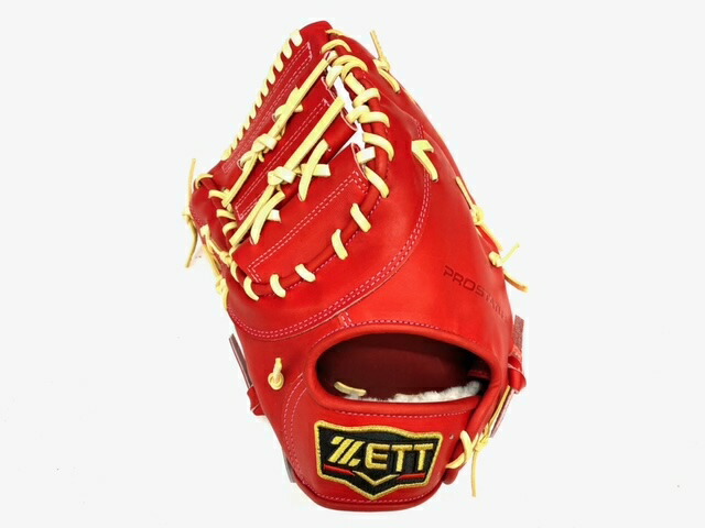 【型付け無料・グラブ刺繍2ヶ所無料(単色)・グラブ袋刺繍無料(単色)】ゼット(ZETT) プロステイタス 硬式用オーダーグラブ スポコバオリジナル ファーストミット 佐野モデル BPFPRO ※縁取り・影付きの場合は、1ヶ所あたり1100円かかります