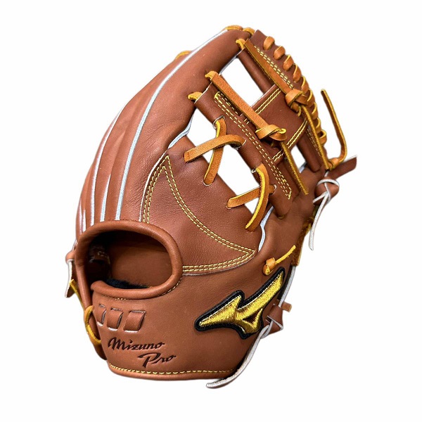 【型付け無料・グラブ刺繍2ヶ所無料(単色)・グラブ袋刺繍無料(単色)】ミズノ（MIZUNO）ミズノプロ 硬式グラブ 内野手用 1AJGH29813-31 ※縁取り・影付きの場合は、1ヶ所あたり1100円かかります