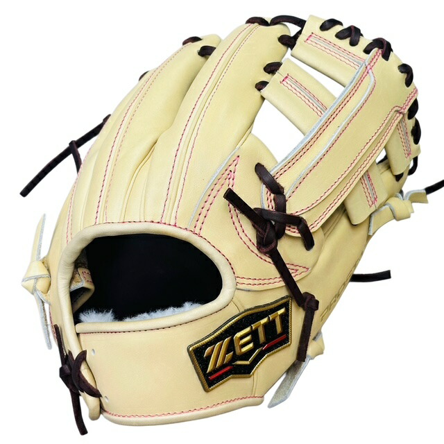 【型付/グラブ/袋/刺繍無料】 ゼット(ZETT) プロステイタス 硬式オーダーグラブ 内野手用 吉川モデル スポコバオリジナル 246型 BPGPRO3200N パステルブラウン [ 型付け無料 硬式グラブ刺繍2ヶ所・グラブ袋刺繍無料(単色のみ)※縁取り・影付きの場合、1ヶ所+1100円(税込)]