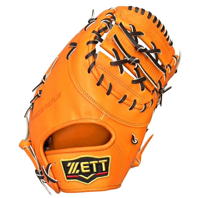 【型付/グラブ/袋/刺繍無料】 ゼット(ZETT) プロステイタス 硬式ファーストミット 一塁手用 BPROFM233-5637 [ ミット型付け無料 硬式グラブ刺繍2ヶ所・グラブ袋刺繍無料(単色のみ)※縁取り・影付きの場合、1ヶ所+1100円(税込)]