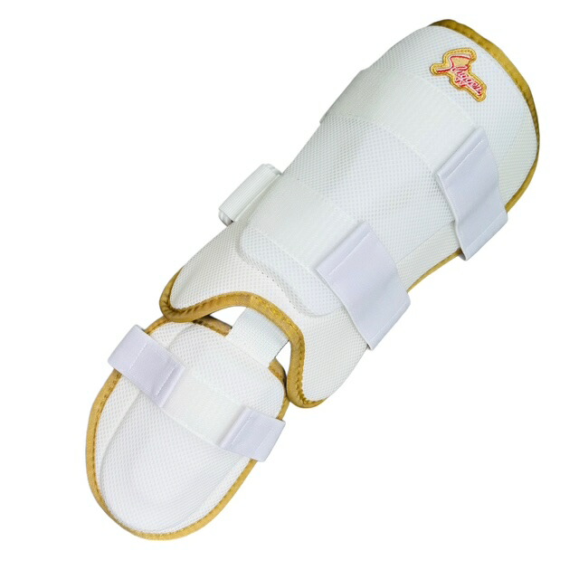 久保田スラッガー(KUBOTA SLUGGER) 野球 限定 フットガード LT24-NI3 ホワイト×ゴールド