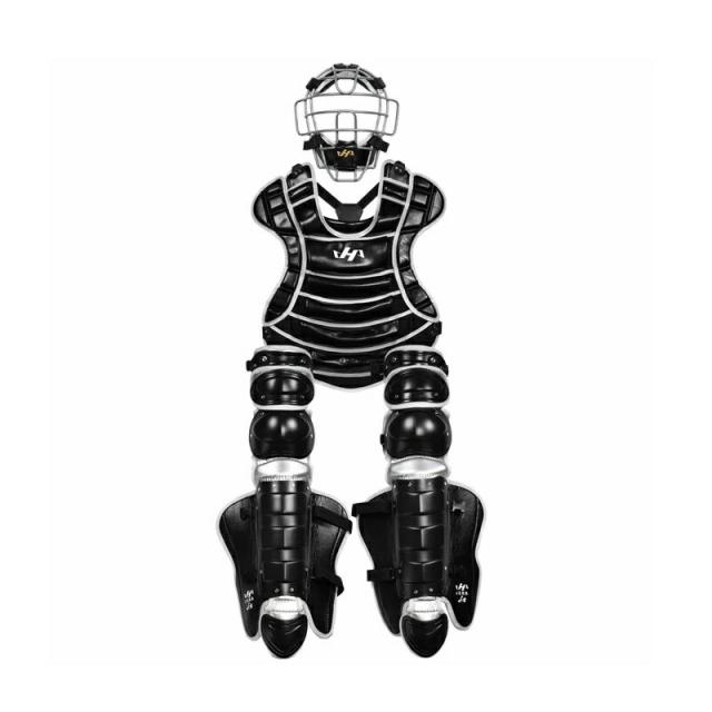 ハタケヤマ(HATAKEYAMA) 一般軟式 ゴムソフトボール ハイクラスキャッチャーギア 3点セット CG-NS26B