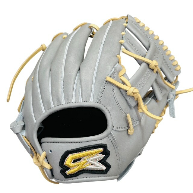 【型付/グラブ/袋/刺繍無料】 ジーエス(GS) ５周年軟式限定グラブ 内野手用 右投げLH グレー GS-GRAY-5TH10 [ 型付け無料 軟式グラブ刺繍2ヶ所・グラブ袋刺繍無料(単色のみ)※縁取り・影付きの場合、1ヶ所+1100円(税込)]