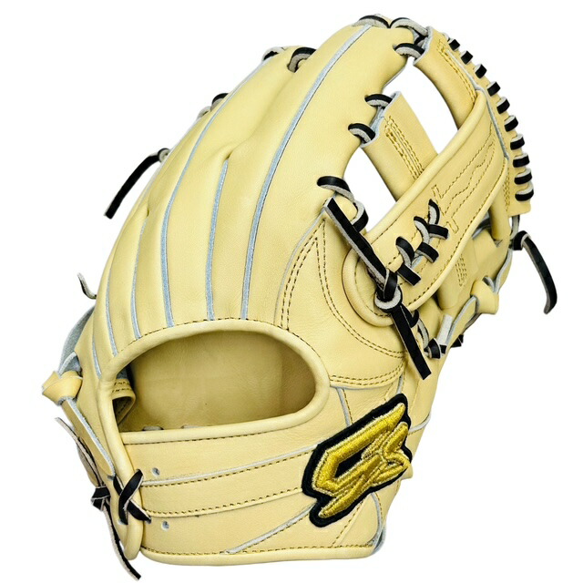 【型付/グラブ/袋/刺繍無料】 ジーエス(GS) 硬式グラブ 内野手用 サムライ型 5本指・コユニ両方対応 右投げLH GS-SAMURAI-CAR [ 型付け無料 硬式グラブ刺繍2ヶ所・グラブ袋刺繍無料(単色のみ)※縁取り・影付きの場合、1ヶ所+1100円(税込)]