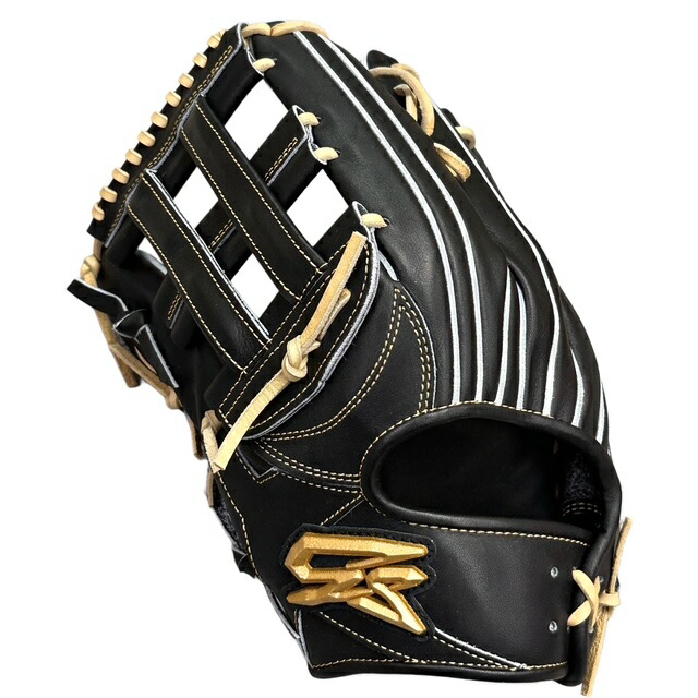 【型付/グラブ/袋/刺繍無料】 ジーエス(GS) 硬式グラブ 外野手用 GS-SPH-BKH251123 スーパーヘラクレス型 左投げRH STブラック [ 型付け無料 硬式グラブ刺繍2ヶ所・グラブ袋刺繍無料(単色のみ)※縁取り・影付きの場合、1ヶ所+1100円(税込)]