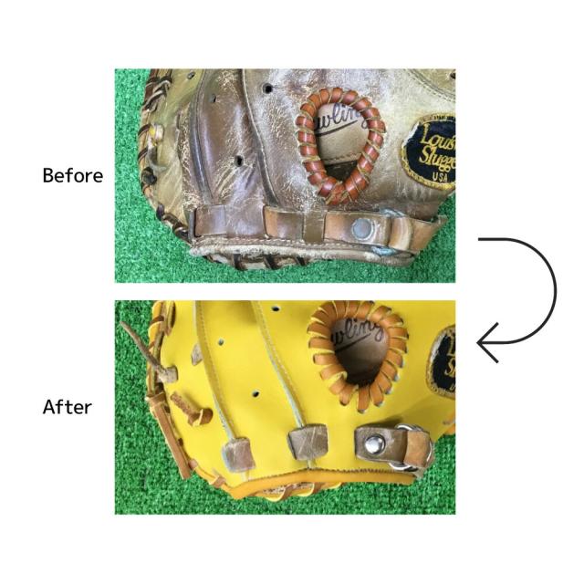 グラブ修理】 背面交換 キャッチャーミット [ グローブ修理/リペア/お