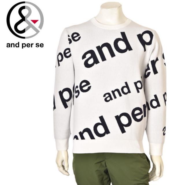 アンパスィ and per se ゴルフ 2024秋冬新作 メンズ ハイネック