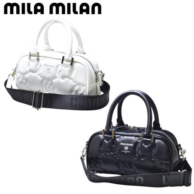 ミラ・ミラン mila milan イケテイ カリーナ メンズ レディース ミニボストンバッグ